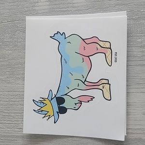 Other | Rainbow Ice Cream Goat Usa Sticker Brand New Never Been Used ...